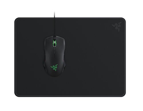 Razer Invicta Gaming Mouse Pad: Aircraft-Grade Aluminum Base - Included Double-Sided Mat Surface for Personalization - Anti-Slip Rubber Base - Gunmetal
