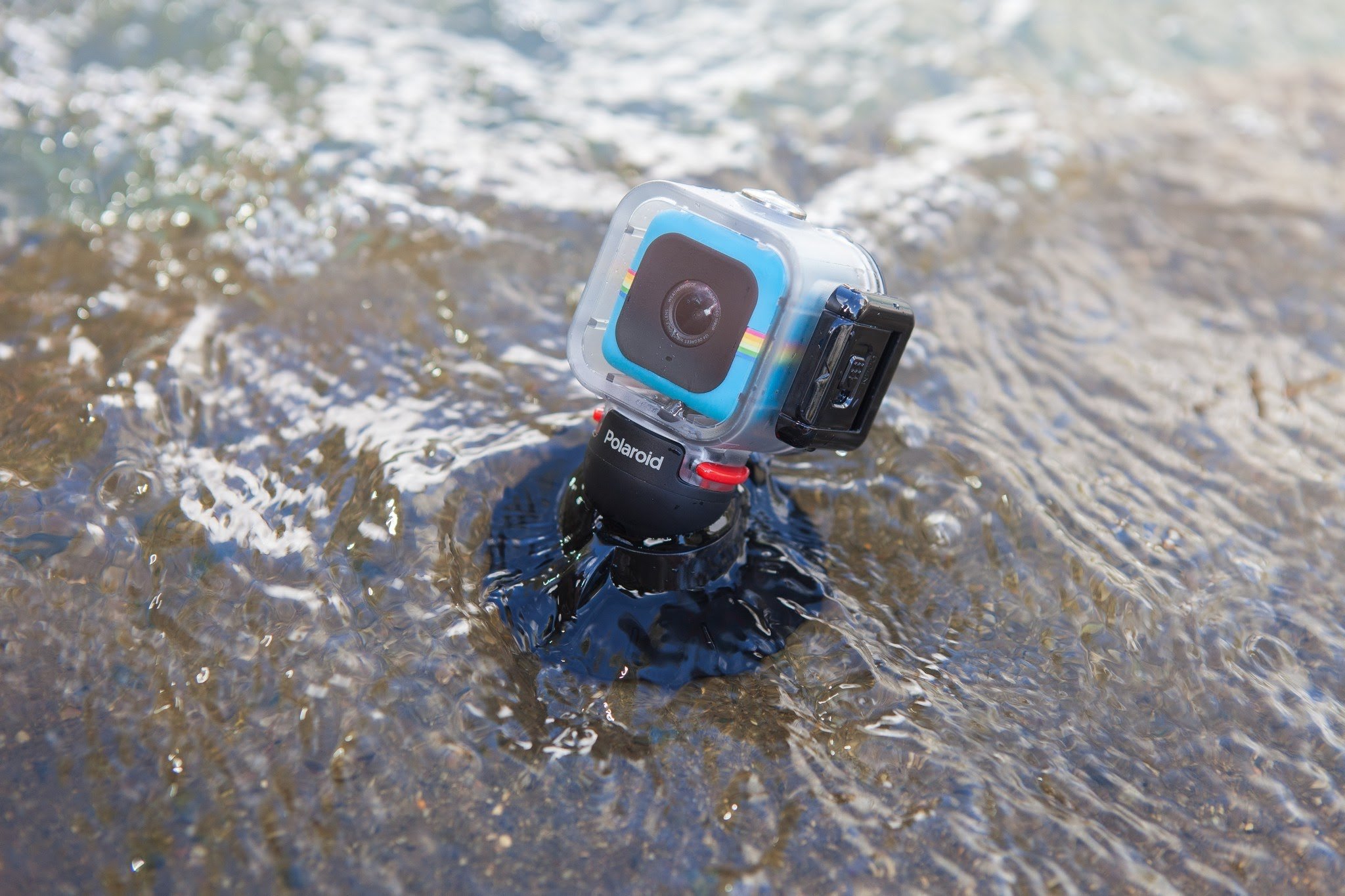 Polaroid Waterproof Shockproof Case for the Polaroid CUBE, CUBE+ HD Action Lifestyle Camera β Connects to All Mounts in CUBE Series