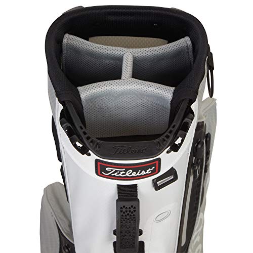 Titleist - Players 4 StaDry Golf Bag - Gray/White/Black