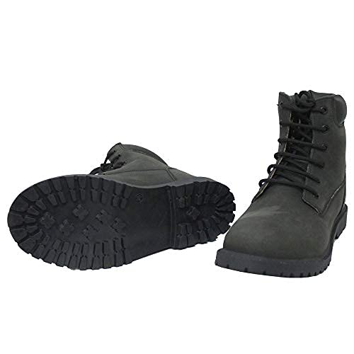 Twister Kids Hiking Boots, Shoes, 100% Real Leather (Dark olive green, numeric_2)
