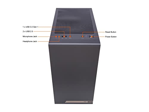 ZOTAC Gaming MEK Hero G2 I2435F Gaming PC Desktop Intel 12th Gen Core i5 12400F, GeForce RTX 3050 8GB, 16GB 3200 MHz DDR4, 500GB SSD, WiFi + Bluetooth - GH3050I2400F01BL-U-W11
