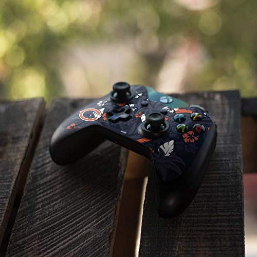Skinit Decal Gaming Skin Compatible with Xbox One Controller - Officially Licensed NFL Chicago Bears Tropical Print Design
