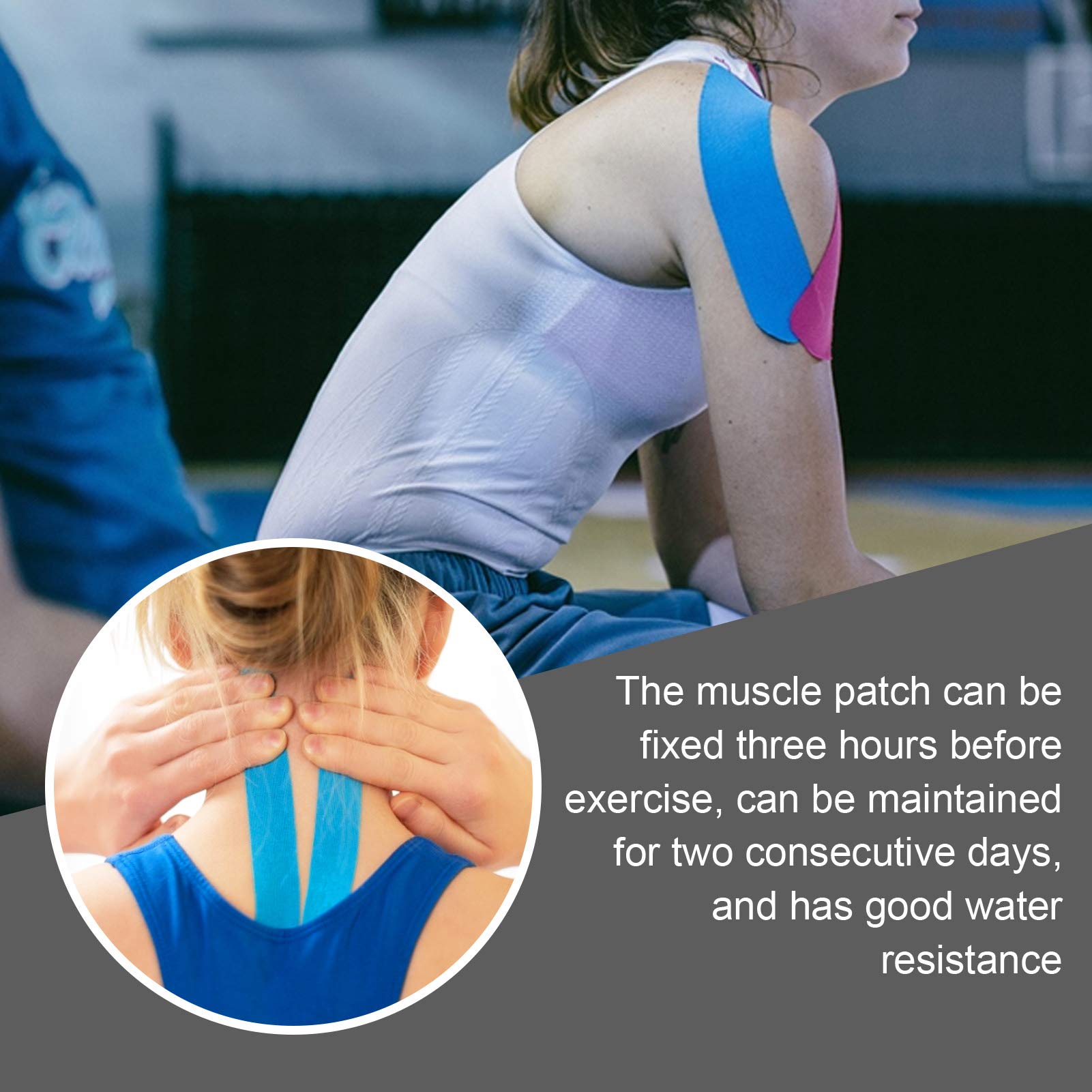 Sports Injury Tape, Kinesiology Recovery Tapes for Knee Ankle
