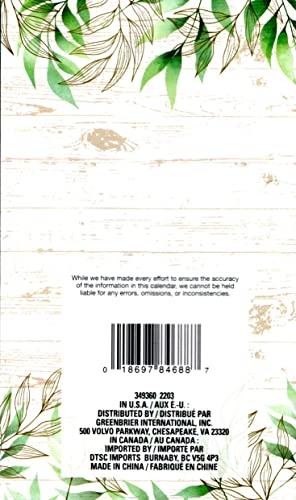 Where There is Love 2023 - 2024 2-Year Pocket Planner / Inspirations Calendar / Organizer - Monthly Page Format