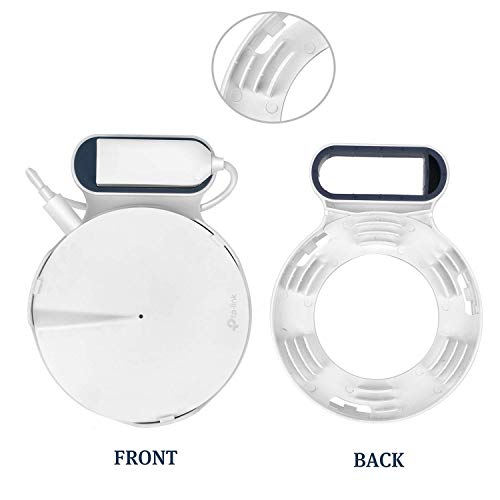 STANSTAR Wall Mount for TP-Link Deco M5 Whole Home Mesh WiFi System, Sturdy Bracket Holder for TP-Link Deco M5 Space Saving TP-Link Router Wall Holder Plug in Without Messy Wires or Screws