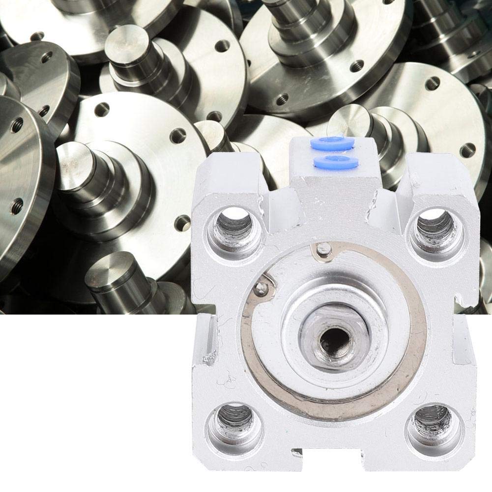 SDA20x5 Pneumatic Air Cylinder Double Acting Aluminum Alloy Thin Air Cylinder 20mm Inner Diameter 5mm Stroke