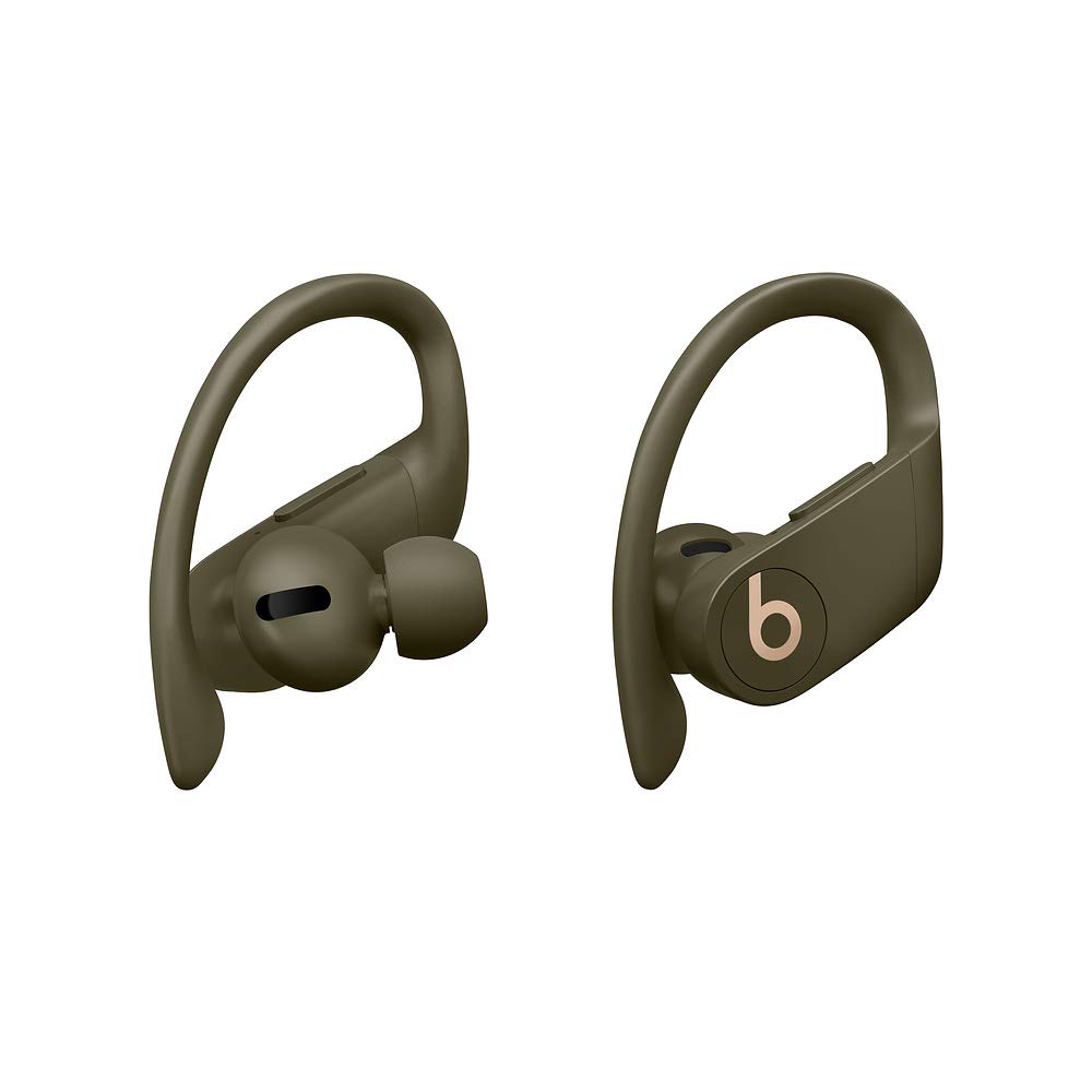 PowersBeatsPro - Totally Wireless Earphones with Charging case and Lightning to USB-A Charging Cable (Moss)