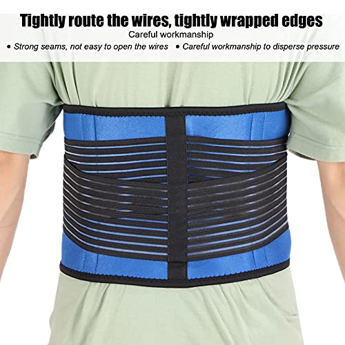 Waist Trainer Belt, Back Belt Support for Men Back Support Belt Back Belt Support for Women for Relieve Back Pain for Prevent Injuries(M)