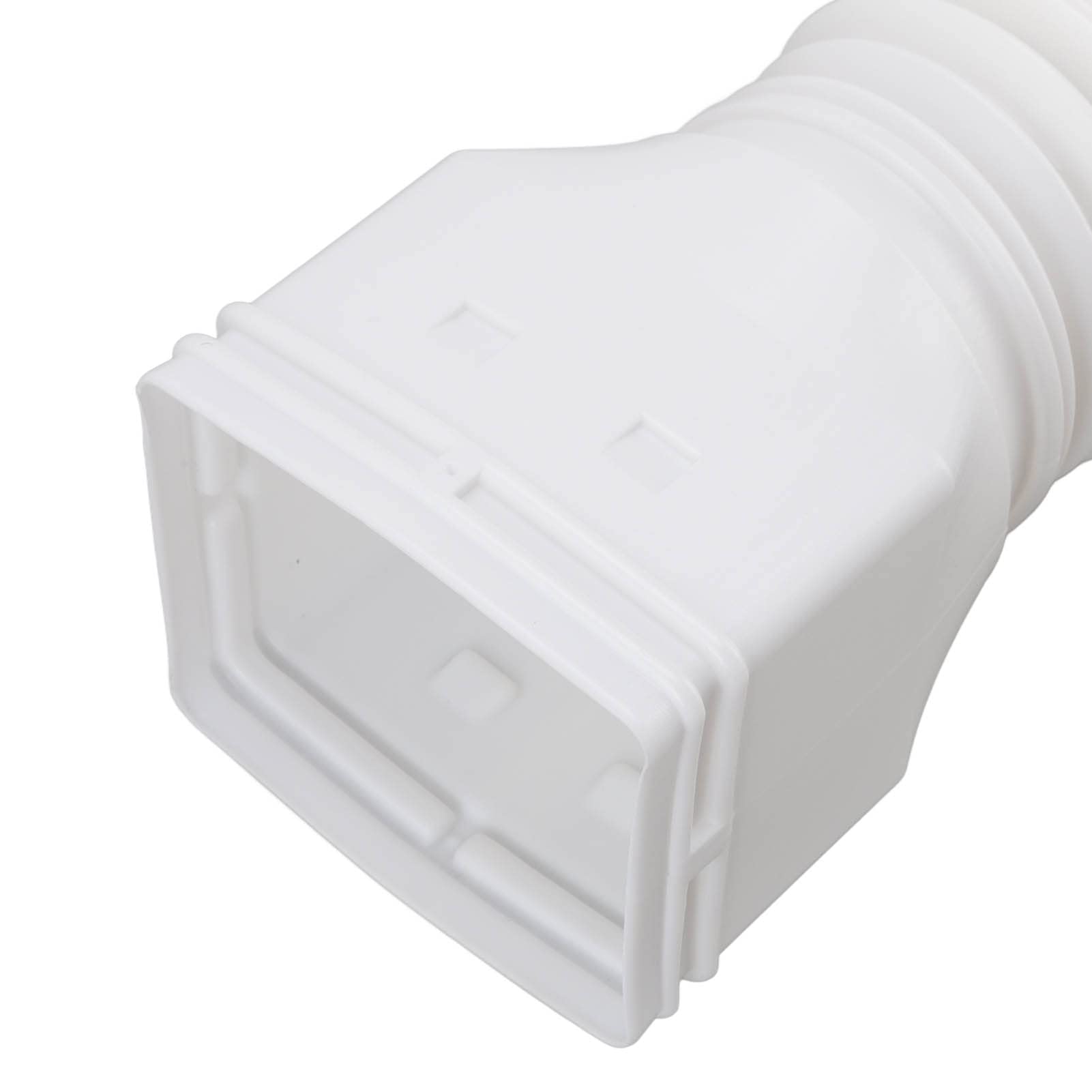 Retractable Rain Gutter Drain Downspout Extender Roof Drain Hose Drain Extender Drain Pipe Extension Connector Drain Connection Telescoping Extension Hose Accessories for Home Improvement(White)