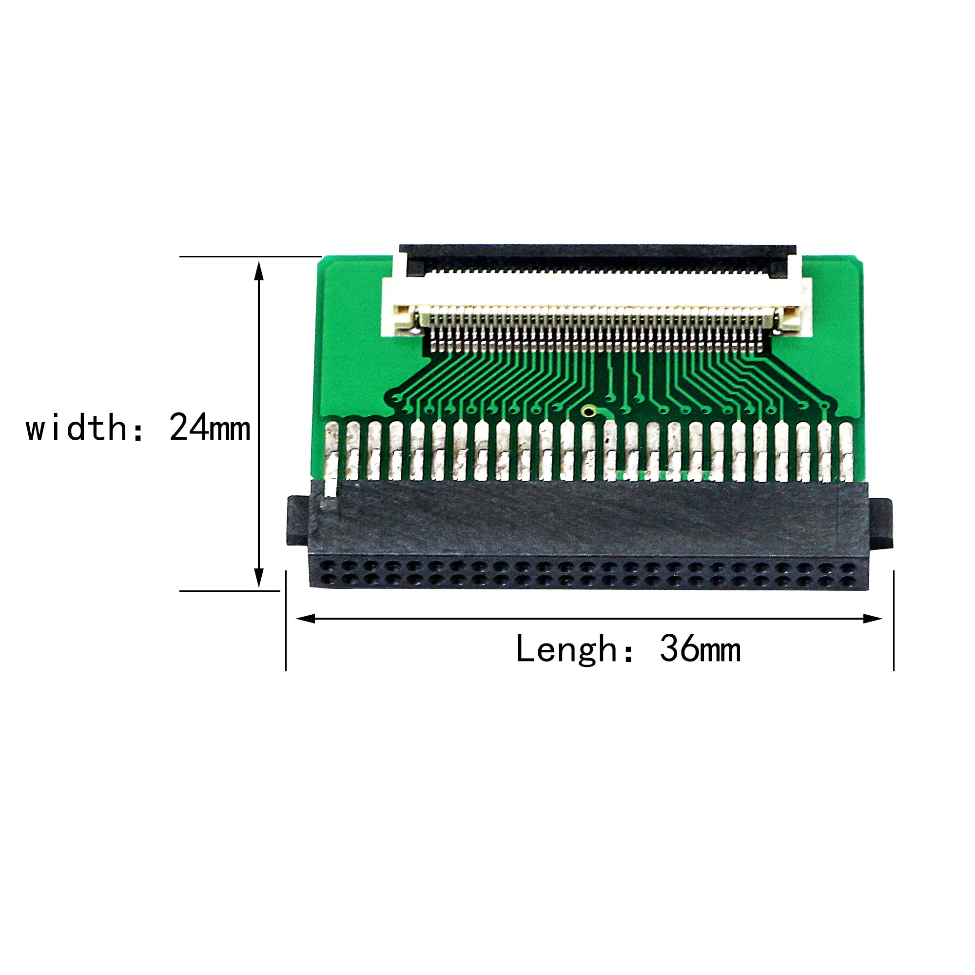SinLoon CF to ce/ZIF 1.8" CE/ZIF to 1.8" Hard Drive CF 50pin Converter with 2 Cables(CE to CF F)