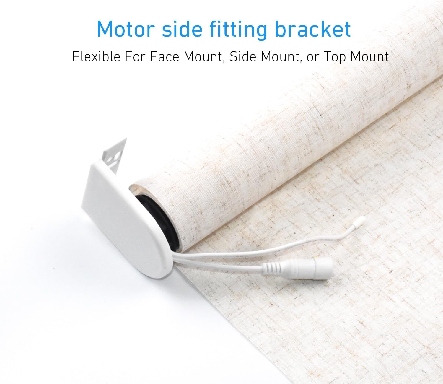 Rollerhouse 38/40mm Roller Blind Repair Kit, Mount Window Shade Brackets, Curtain Roller Blind Accessories for Electric Blinds with 1 1/2" Tube, 1 Pair, White