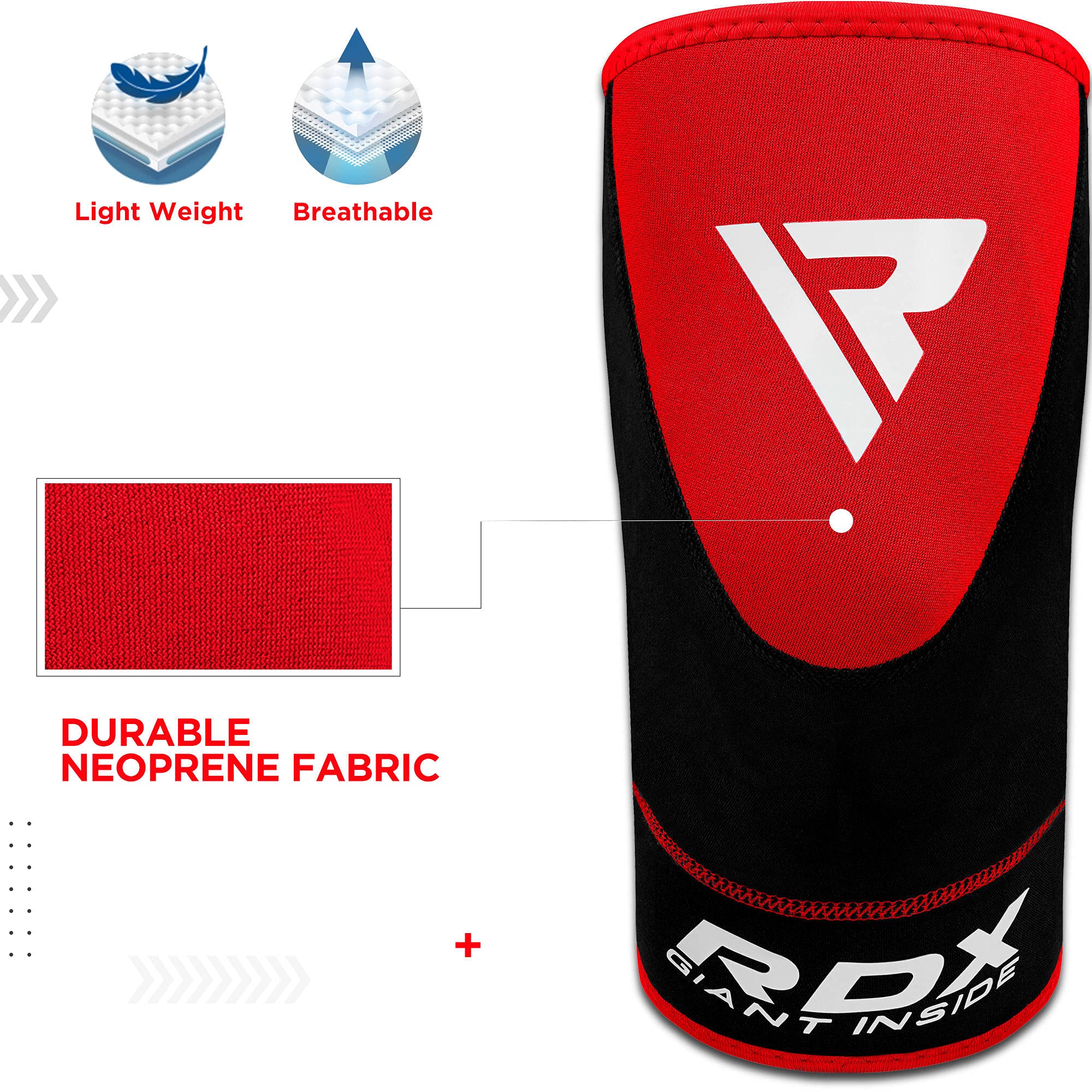RDX Neoprene Knee Brace Support Protector Pad Guard Elasticated Sleeve (This is Sold AS Single Item)
