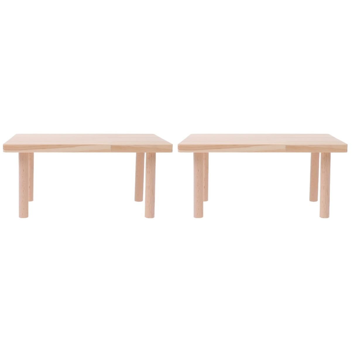 POPETPOP 2pcs Wooden Landscaping Platform Hamster Cage Decor Hamster Platform Toy Hamster Cage Platform Toy Sport Accessories Woody Toy Rats Stand Platform Desktop Chinchilla Toy Sports