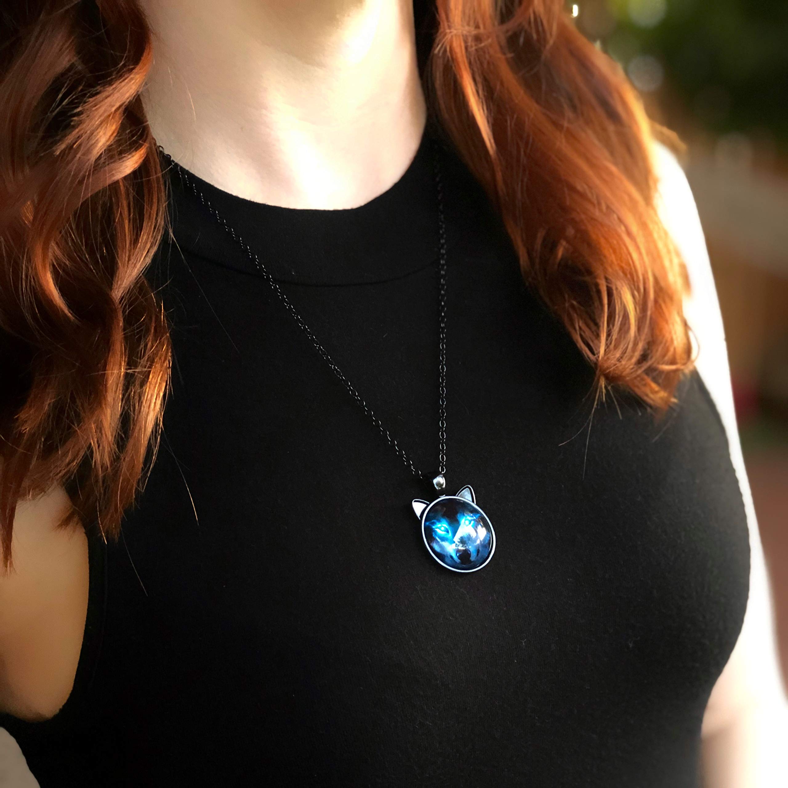 Soul Statement Wolf Charm Necklace Chain Pendant (Wolf)