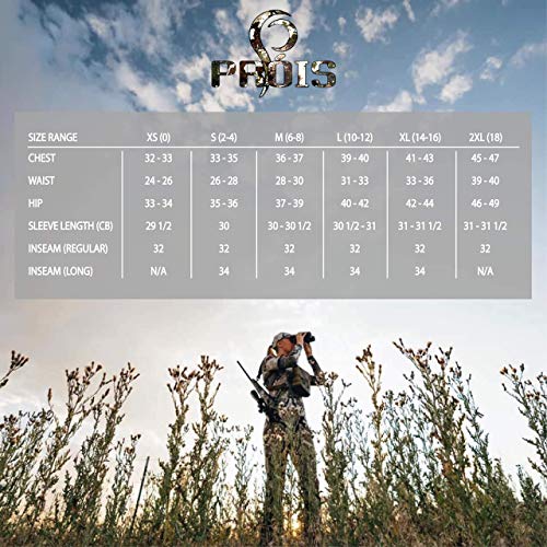Prois Torai Performance Jacket – Women’s Midweight Veil Cumbre Hunting Camo Coat