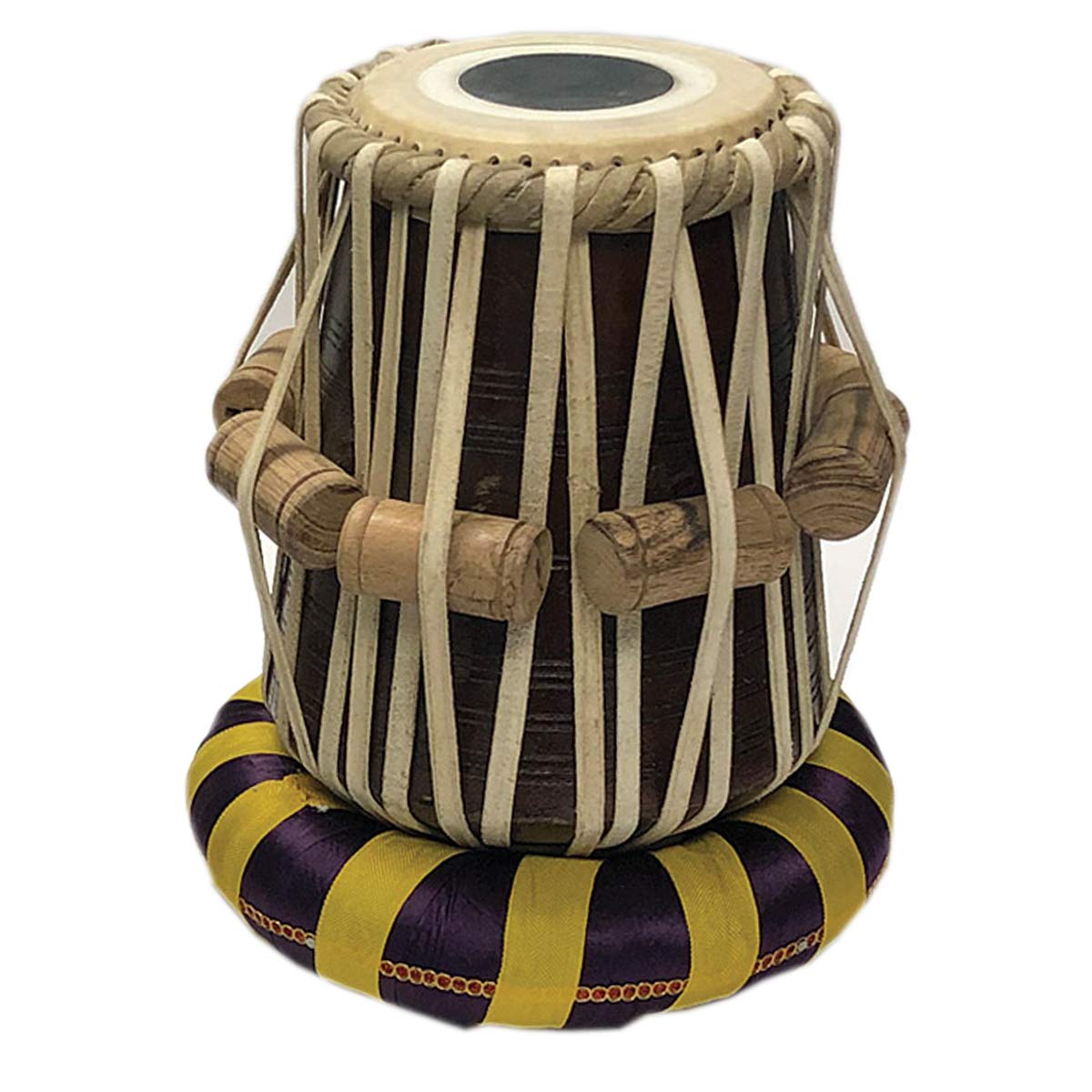 Satnam Steel Bayan Hand Crafted Steel Tabla Drum Set for Student and Beginners with Tabla Set Gig Bag | Tabla Set Hammer | Tabla Set - Music Book | Tabla Cushions & Cover - Made in India