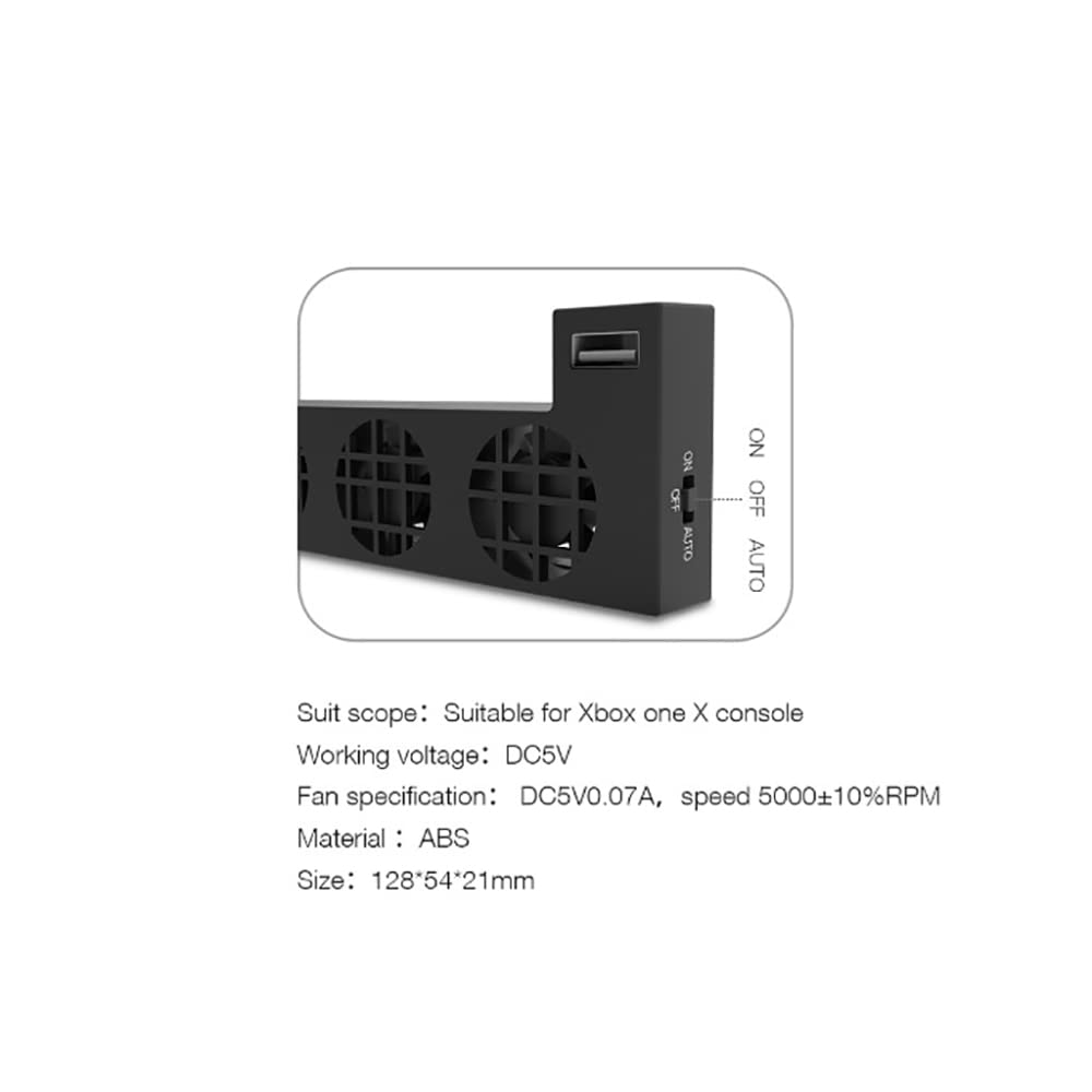 One X Cooling Fan-External Intelligent Control for Xbox One s
