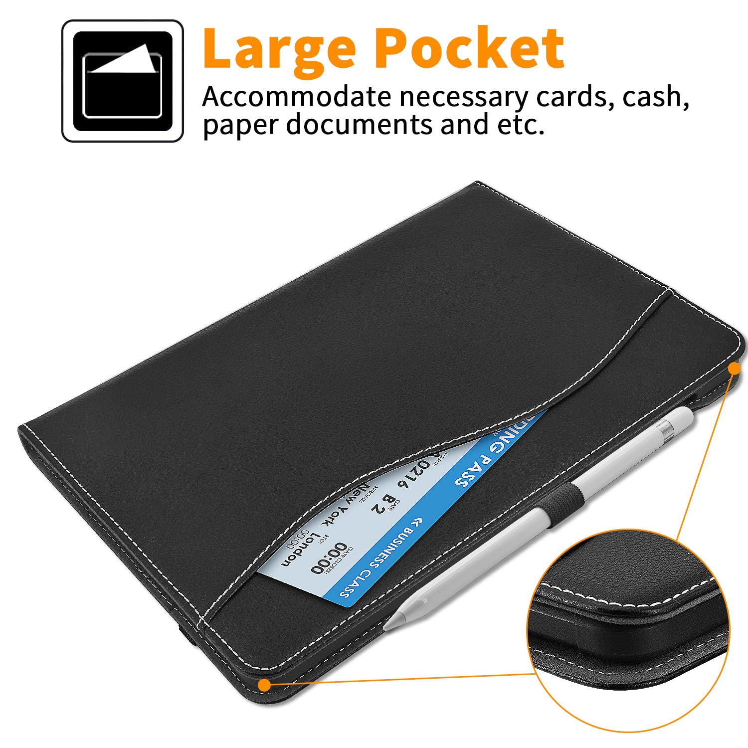 Skadell Fire HD 10 Tablet Case for All-New Amazon Fire HD 10 & 10 Plus Tablet (Only Compatible with 11th Generation Tablet, 2021 Release) - Slim Folding Stand Cover with Auto Wake/Sleep & Hand Strap