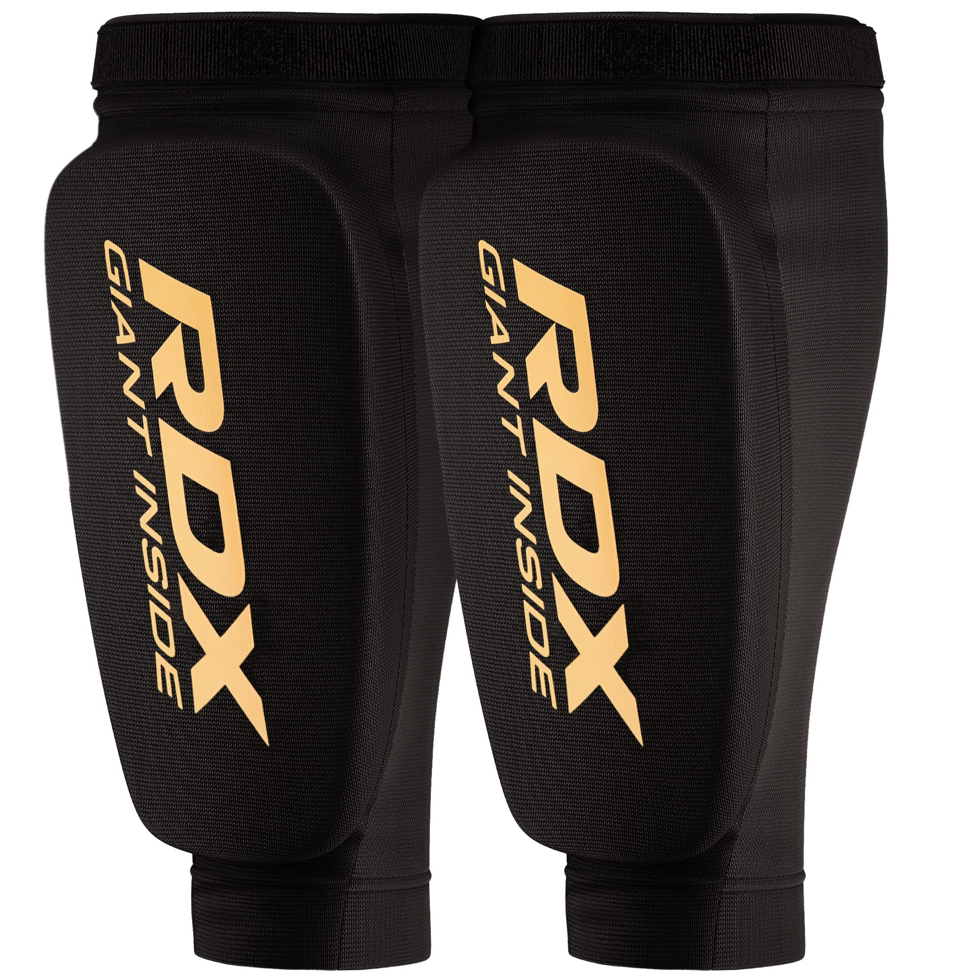 RDX Shin Guards for Muay Thai, Kickboxing, MMA Training and Sport, Approved by SATRA, Leg Protector Foam Pads for Martial Arts, Sparring, Protective Gear for BJJ and Boxing