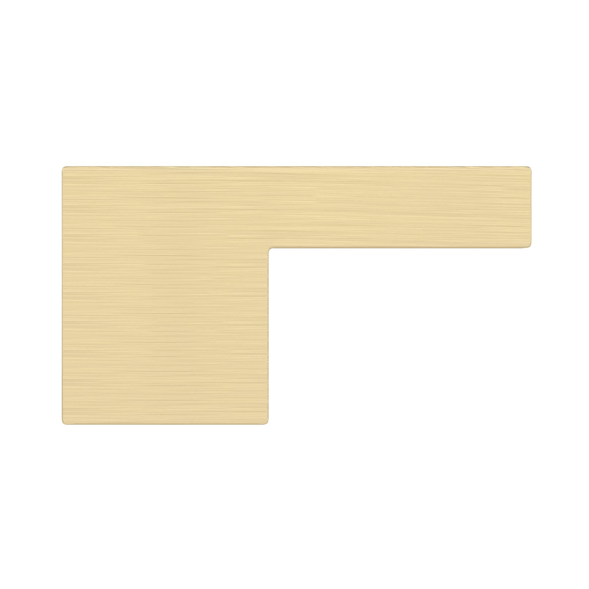 Richelieu Hardware 79761654165 5/8 in (16 mm) Center Brushed Gold Contemporary Cabinet Pull