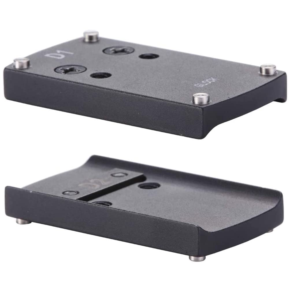 SAWKE Sight Mount Plate Pistol Mount Plate - Fits for Glock 17 19 22 23 26 27 34 35 37 41 Mounting Plate Mini Red Dot Sight for Red dot Burris Sightmark Vortex