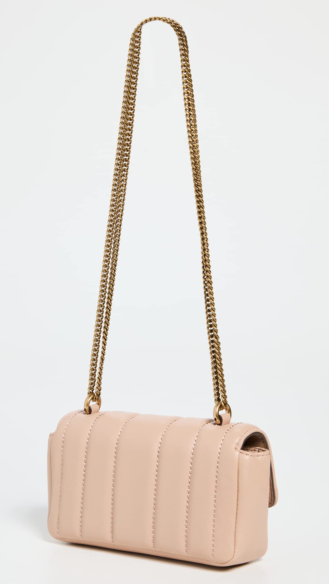 Tory Burch Women's Kira Mini Flap Bag, Devon Sand, Tan, One Size