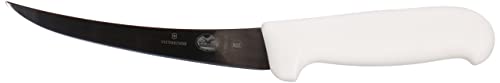 Victorinox 5660715 6" White Fibrox Curved Semi-Stiff Boning Knife