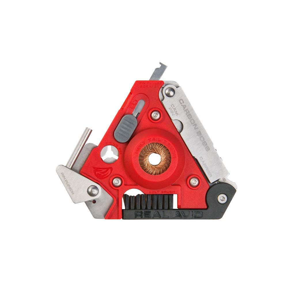 Real Avid Carbon Boss - Carbon Removal Multitool Carbon Scraper Red