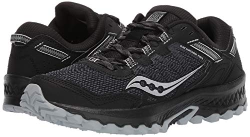 Saucony Men's VERSAFOAM Excursion TR13 Trail Running Shoe, BLACK, 10 M US
