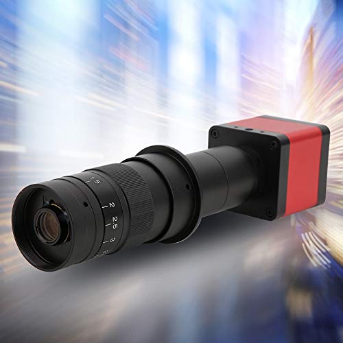 USB Microscope Camera, CMount Zoom Lens Microscope Camera, for Repairing Industry (US Plug 100-240V)