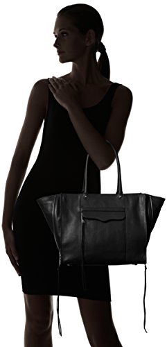 Rebecca Minkoff Side Zip Medium MAB Tote, Black