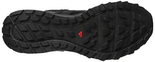 Salomon mens Trailster Trail Running Shoe, Phantom/Black/Magnet, 10.5 US
