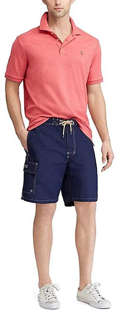 Polo Ralph Lauren Men's 8½-Inch Kailua Swim Trunk (Newport Navy, Small)