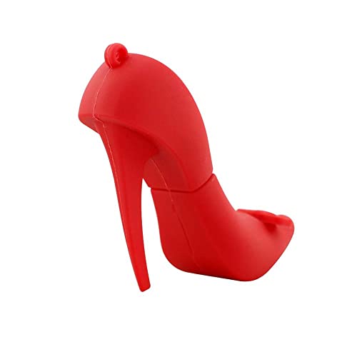 USB Flash Drive 256GB Thumb Drives - Mini Cartoon Red High Heels Shoes USB 3.0 Memory Stick Pendrive - Portable USB Drive Multipack Data Storage Pen Drive - Civetman