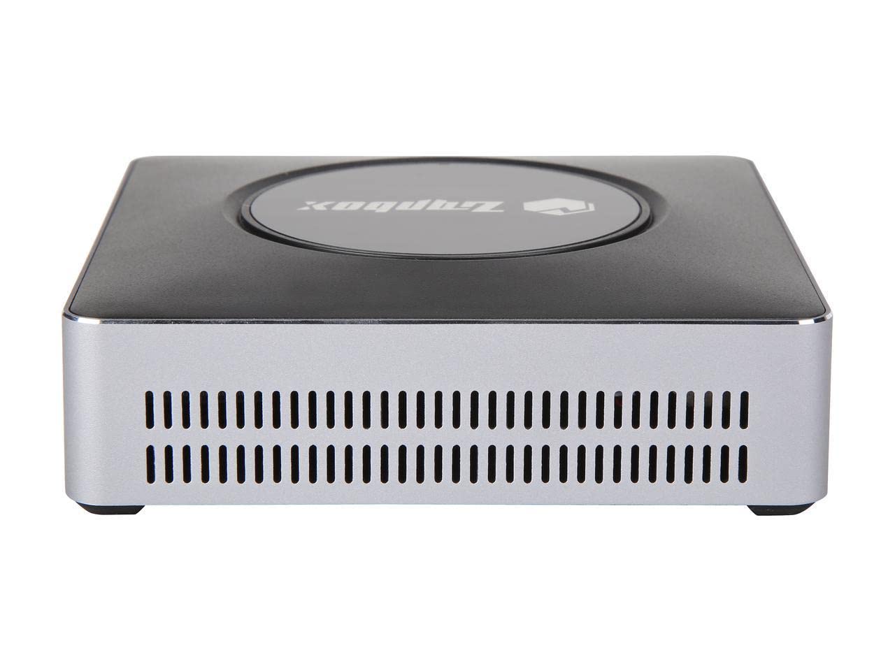 Shuttle Zignbox GL01 Fanless Mini PC Intel Gemini Lake N4000 CPU Up to 2.6GHz 4GB RAM 128GB SSD Dual HDMI Dual LAN Windows 10 Pro (GL014G128W10)