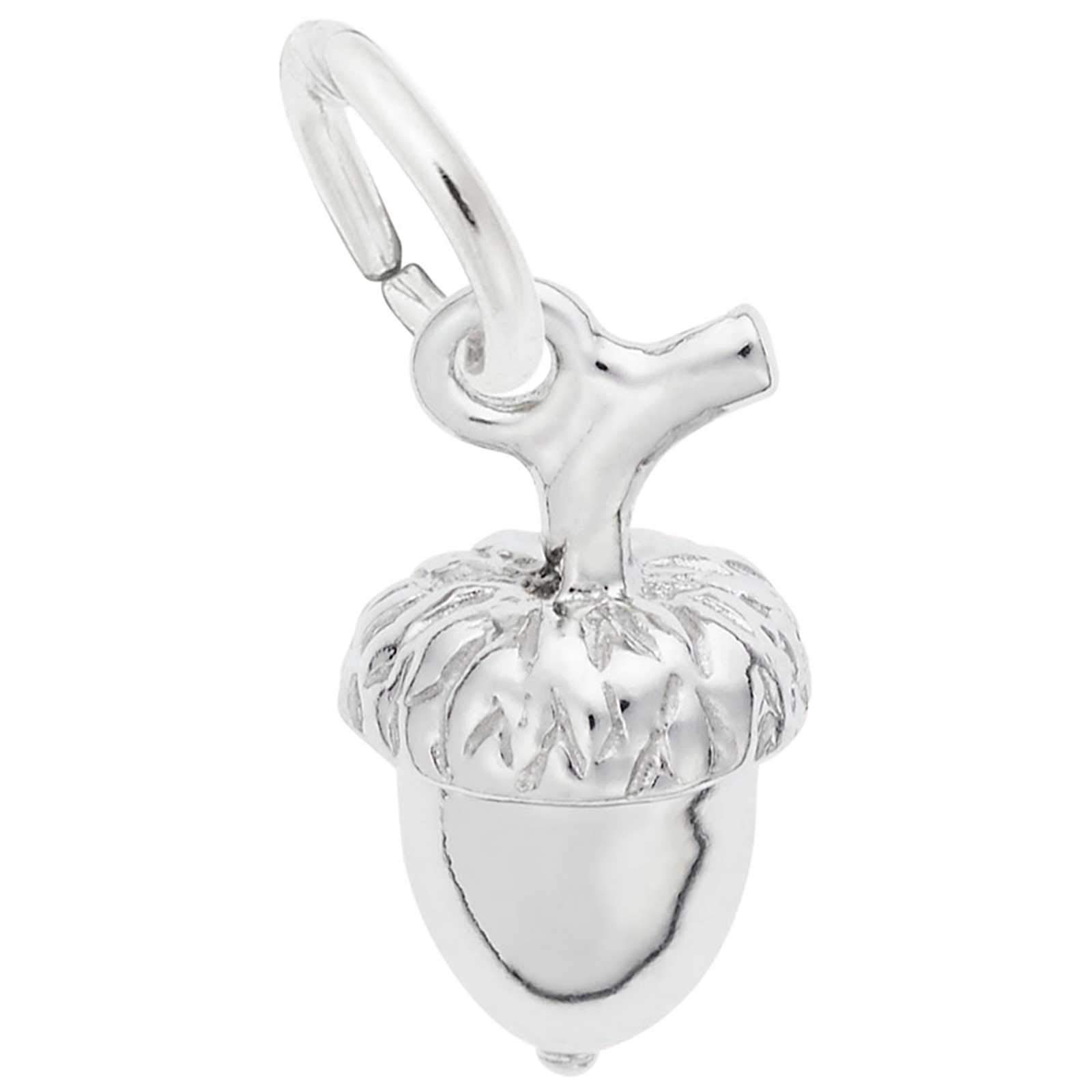 Rembrandt Charms Acorn Charm, Sterling Silver