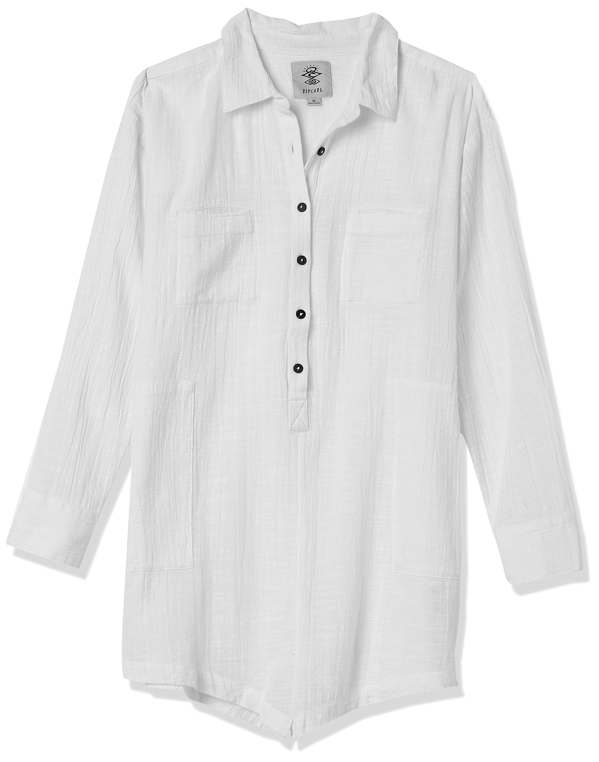 Rip Curl Women's The Adrift Romper, White, XL