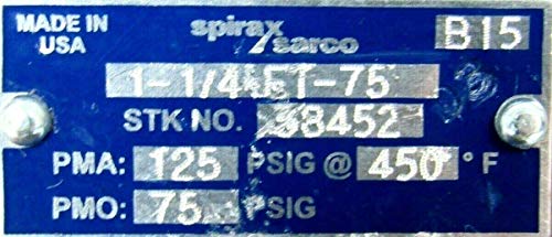 SPIRAX Sarco 1-1/4-FT-75 STEAM Trap 114FT75 38452