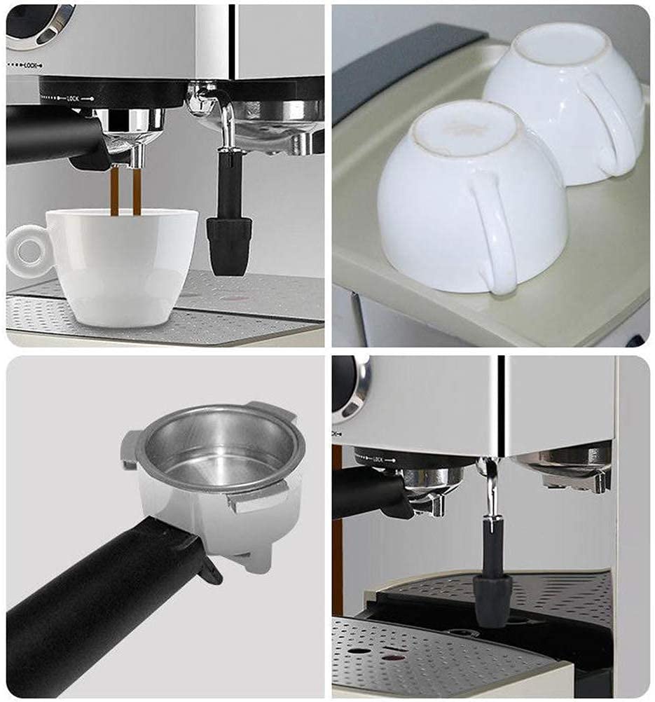 ROLTIN Coffee Machine Espresso Coffee Machine Maker 15 Bar,Capuccino,Frothing Milk Foam,920W,Capacity 1.5L Removable Drip Tray Steam Nozzle Compatible with Preparing Drinks