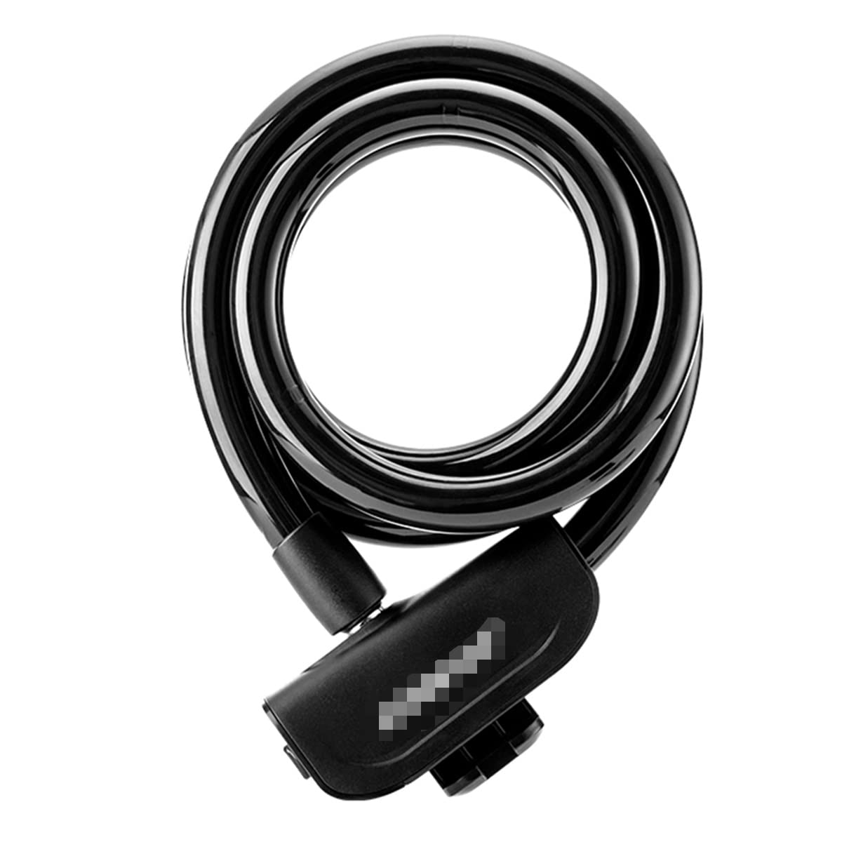 UFFD Bike Lock 3.6 Feet Coiling Bike Cable Lock with Keys Bicycle Chain Lock with Mounting Bracket (Color : Black, Size : 110cmx13mm)