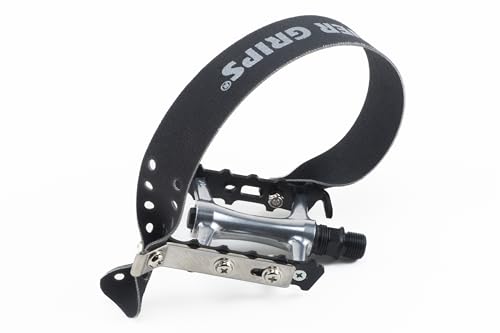 Power Grips High Performance Pre-Assembled Strap/Pedal Kit, Black, X-Large