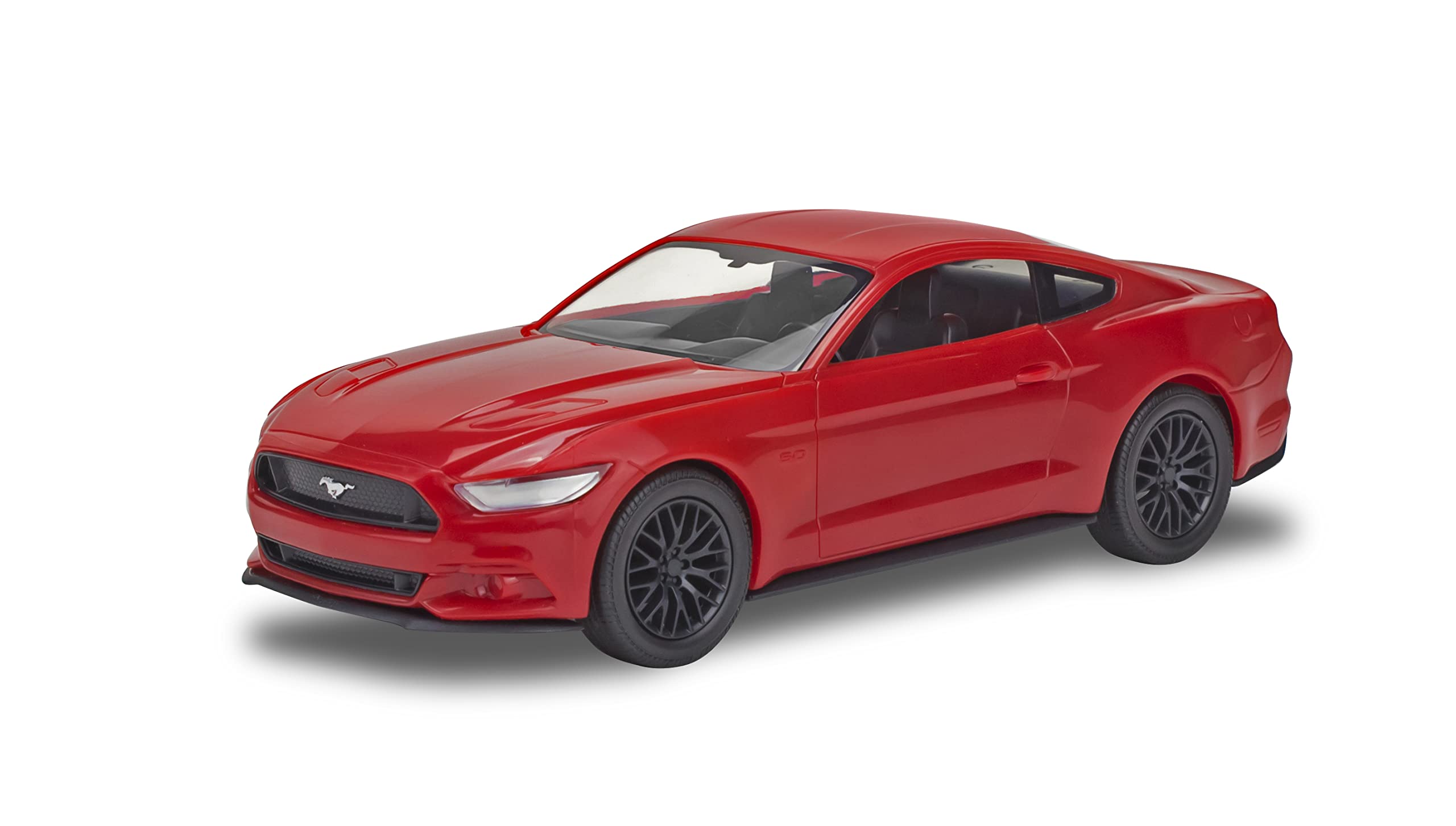 Revell 85-1238 2017 Ford Mustang GT Model Car Kit 1:25 Scale 12-Piece Skill Level 2 Plastic Easy-Click Model Building Kit, Red