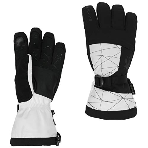 Spyder Active Sports Men's Overweb Gore-TEX Ski Glove, White, Medium