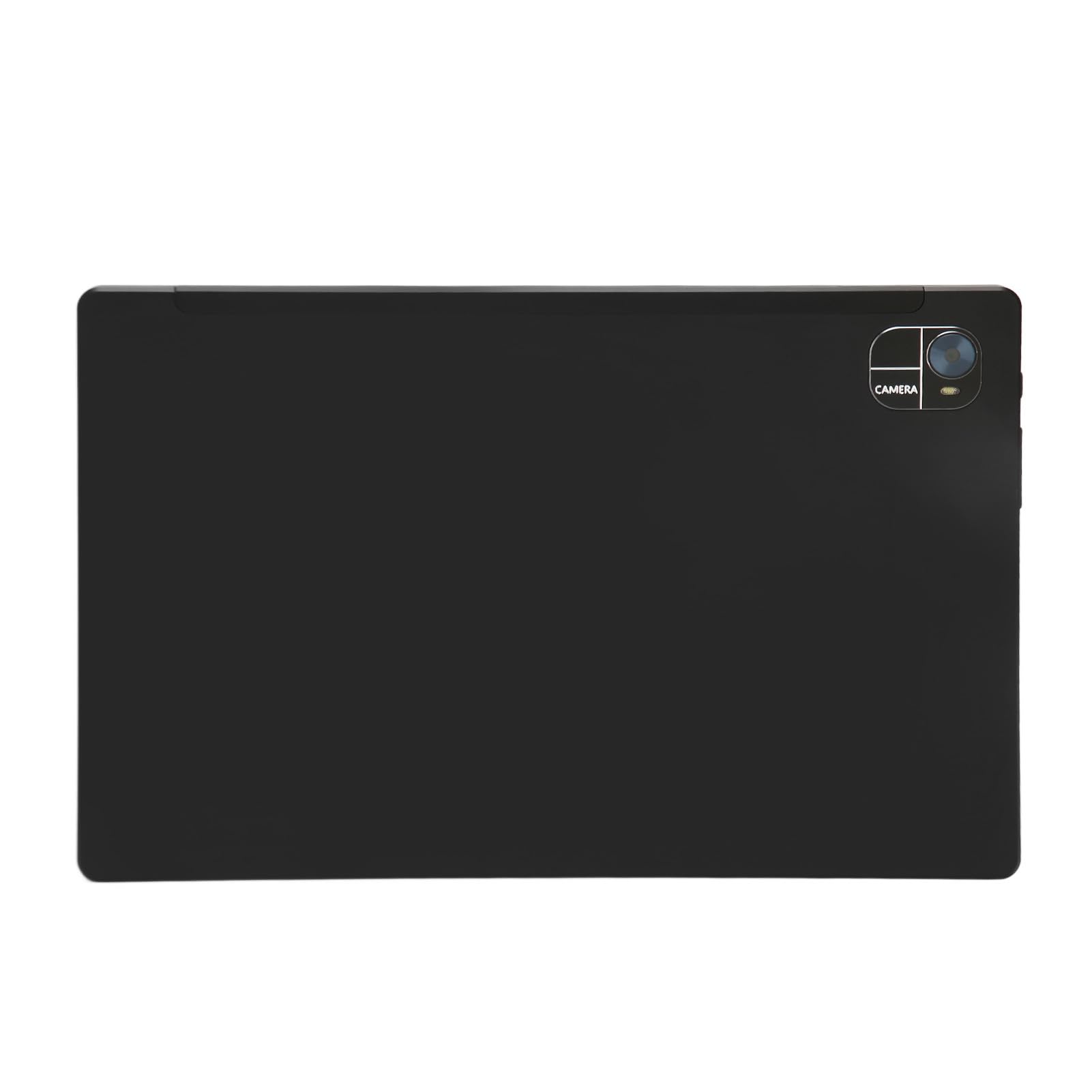 SHYEKYO HD Tablet, 12MP 24MP Camera 12GB 256GB Memory US Plug 100‑240V Gaming Tablet for Travel (US Plug)