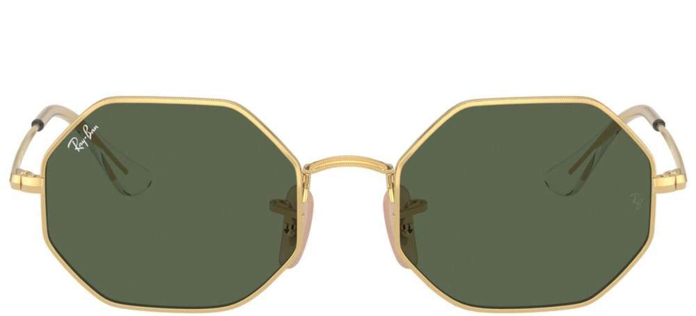 Ray-Ban Junior Kids' RJ9549S Rectangular Sunglasses, Arista/Dark Green, 48 mm