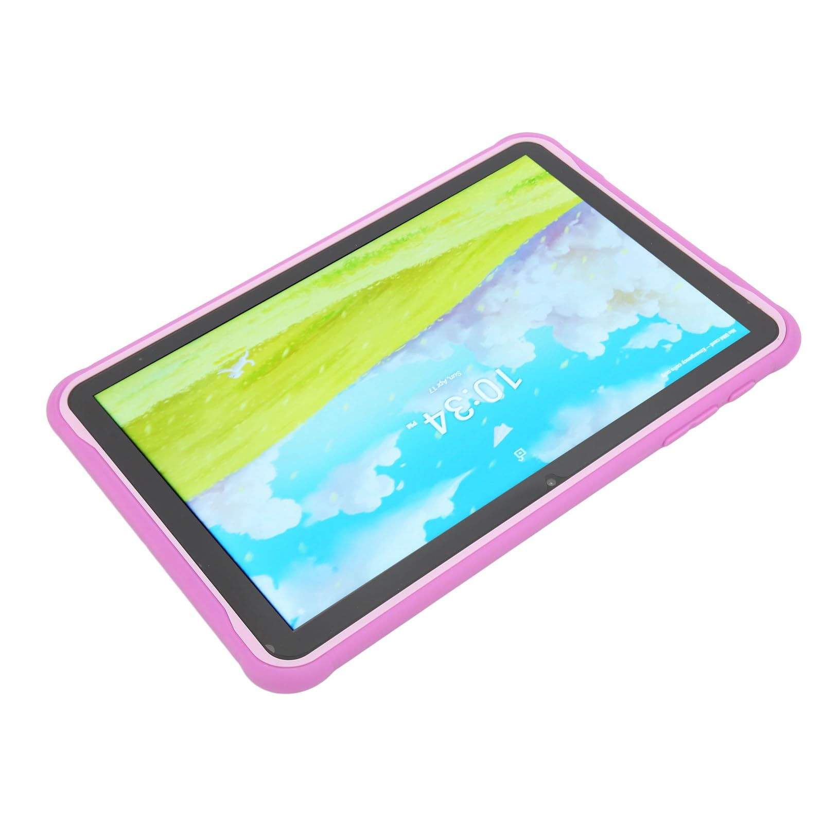 SHYEKYO Kids Tablet, 2MP 8MP Dual Camera 10 Inch HD IPS Screen 2GB RAM 32GB ROM Children Tablet Eye Protection Quad Core for Study (US Plug)