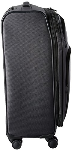 Samsonite Leverage LTE Softside Expandable Luggage with Spinner Wheels, Charcoal, Checked-Medium 25-Inch