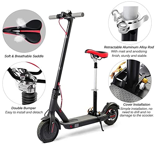 Stormytime Electric Scooter Seat Saddle Only For Xiaomi M365/Pro/1s/hiboy S2 Adjustable Comfortable And Shock Absorbing With Lift Function Seat Saddle Scooter Seat Attachment