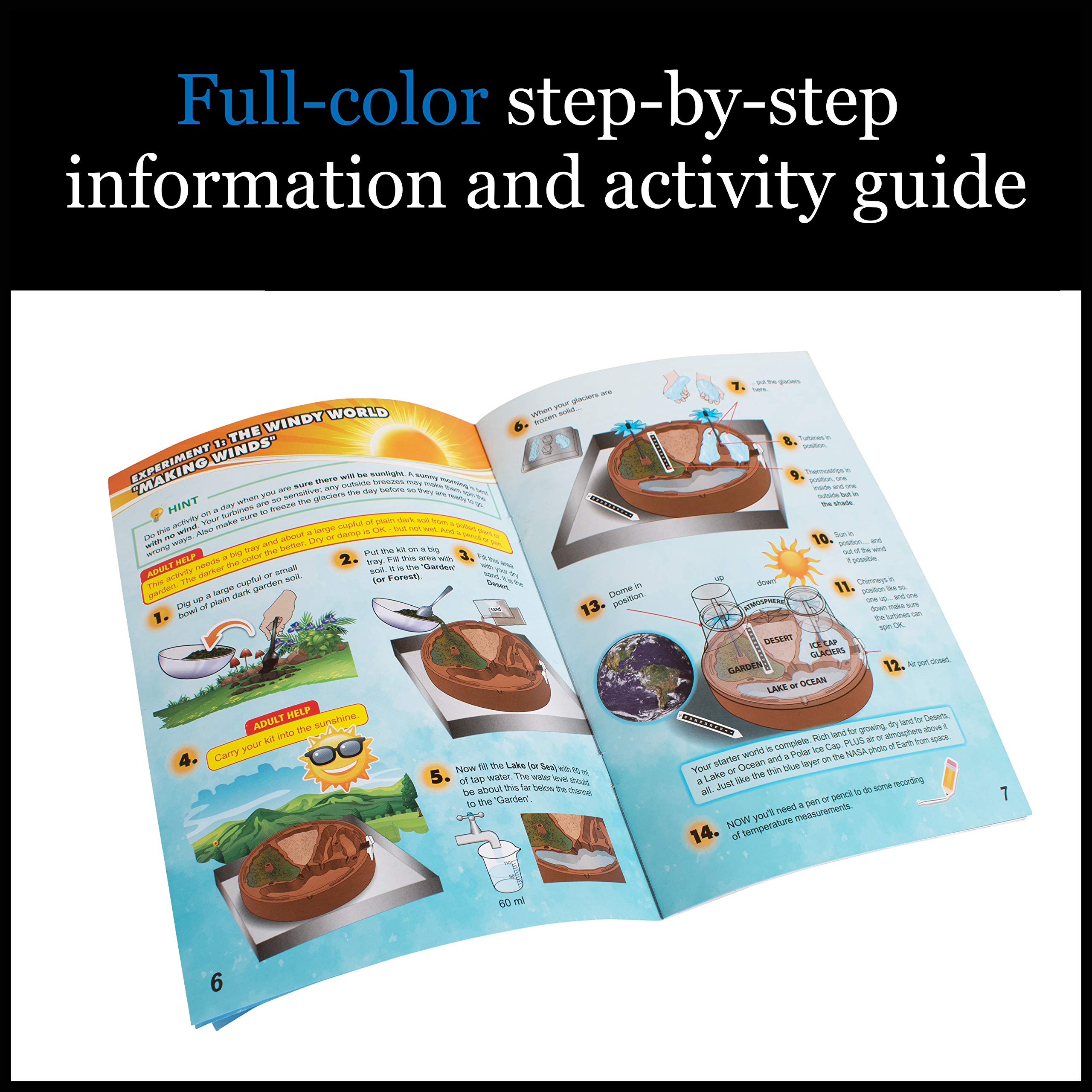 WILD ENVIRONMENTAL SCIENCE Climate Change - Science Kit for Ages 8+ - Real Life Climate Science - Includes Seeds