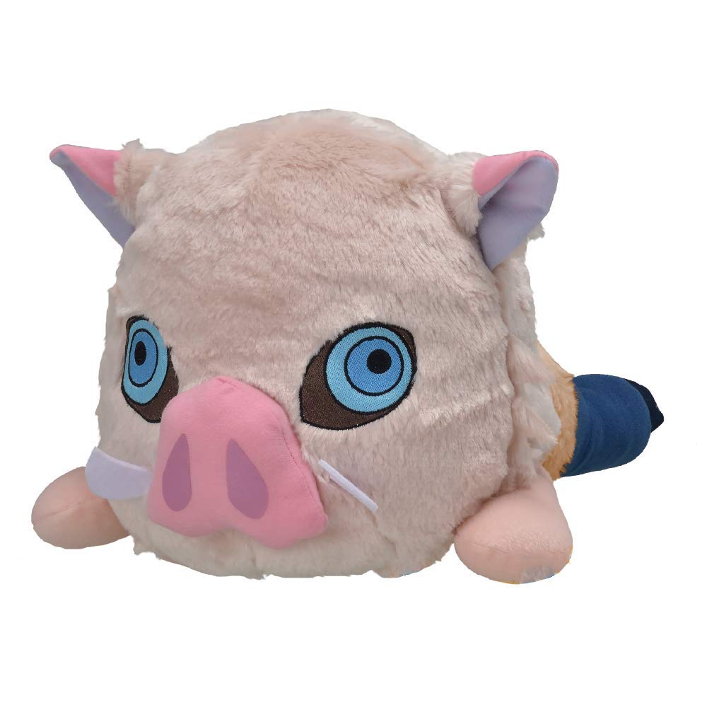 SEGA Demon Slayer: Kimetsu no Yaiba MEJ Lay-Down Plush Hashibira Inosuke, Multiple Colors (SG31447)